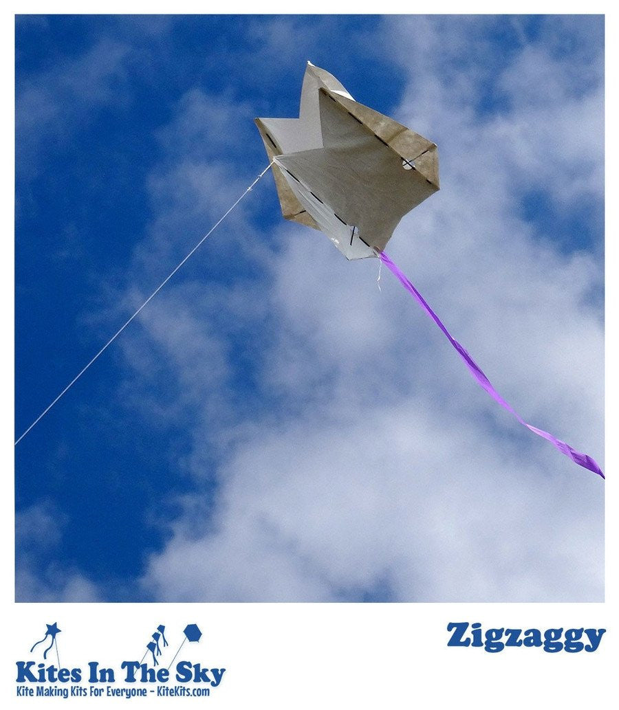 Zigzaggy Kite Kit – Kites In The Sky